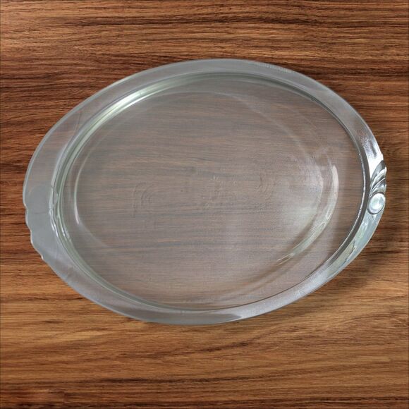 Pyrex | Kitchen | Pyrex Baking Broiler Glass Plate Oval Clear Serving ...